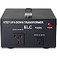Amazon.com: ELC T Series 2000 Watt Voltage Converter Transformer - Step Up/Down - 110v to 220v ...