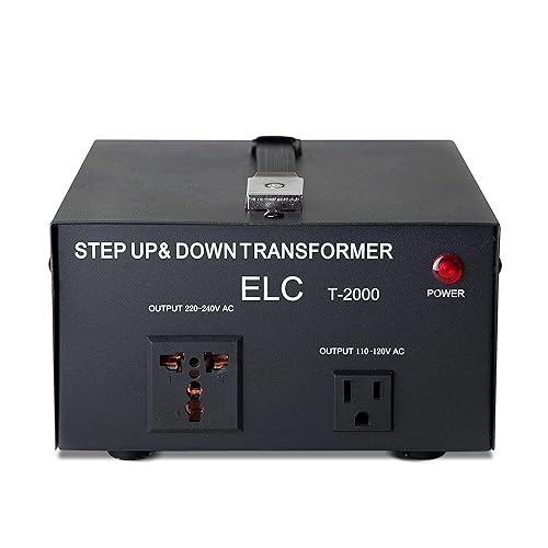 ELC T Series 2000+ Watt Voltage Converter Transformer - Step Up/Down ...
