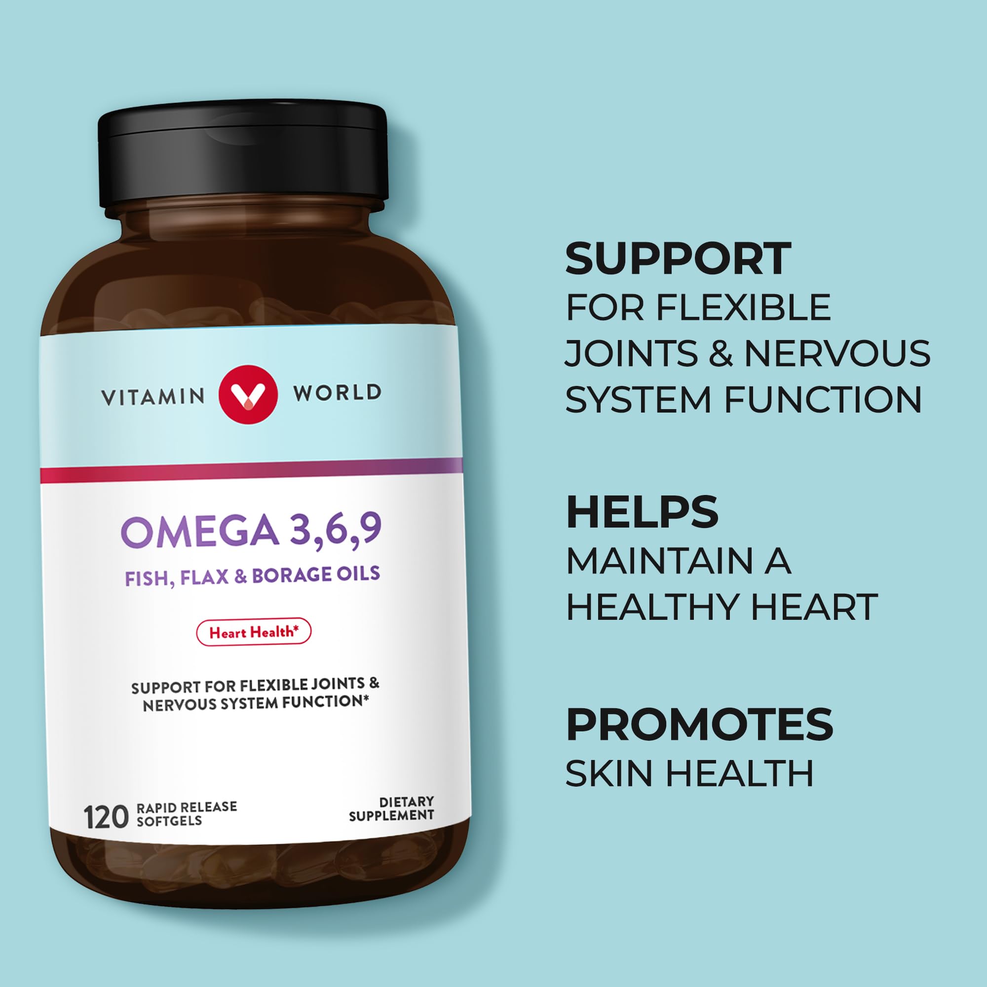 Mua Vitamin World Triple Omega 3-6-9 3000mg with Fish, Flax, Borage ...