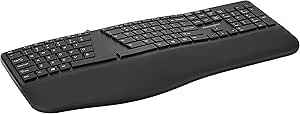 Amazon.com: Kensington Pro Fit Ergonomic Wired Keyboard- Black ...