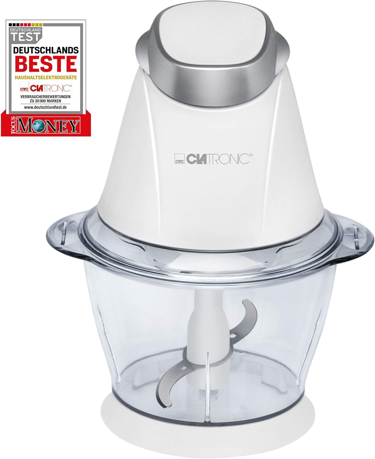 Clatronic MZ 3579 Tritatutto in Vetro, Bianco: Clatronic: Amazon.it ...