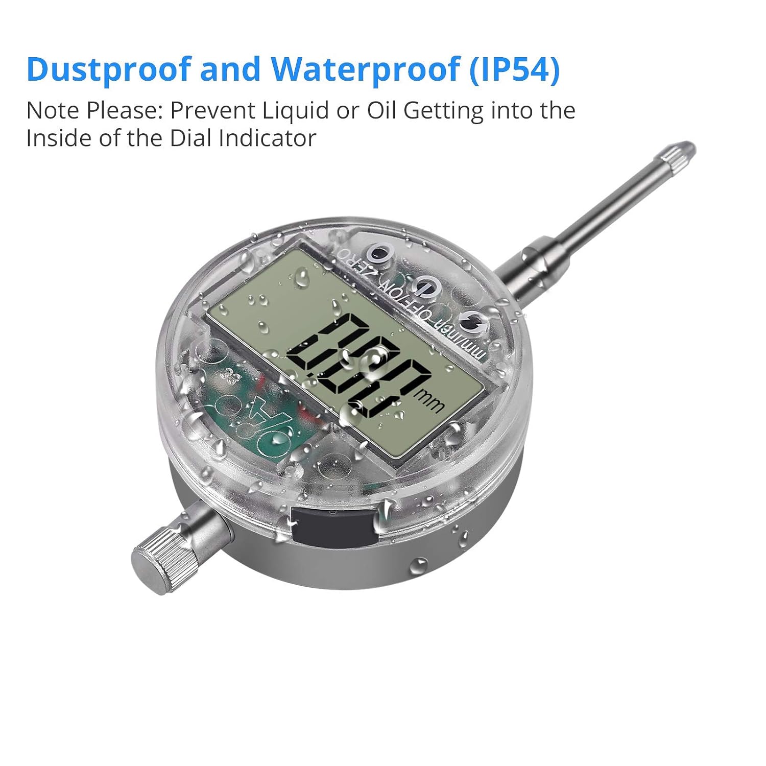 AUTOUTLET Touch Switch Digital Dial Indicator Metric Imperial Gauge ...
