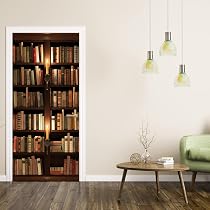 Faux Vintage Bookcase Wallpaper Genuine Fake Bookshelf By WALLPAPER By