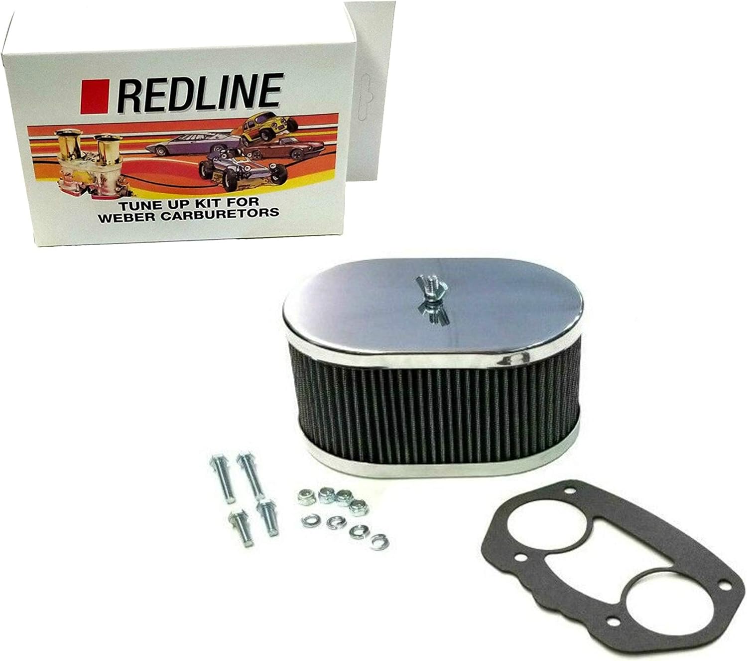Amazon.com: Weber Redline Air Filter Kit 40 44 48 IDF 3 1/4" Oval ...