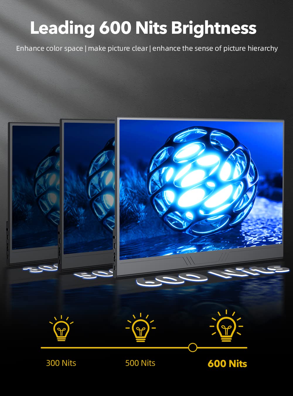 Mua UPERFECT True 4K Portable Monitor, 600 Nits Brightness 100% ...