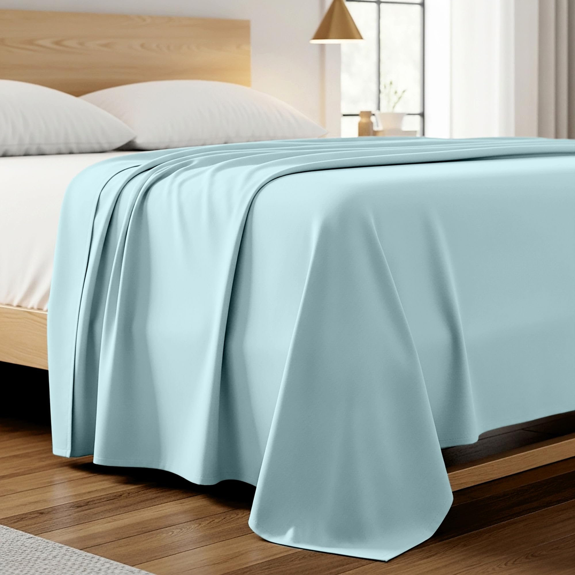 Mellanni Twin Size Flat Sheet - Iconic Collection Bedding - Hotel ...