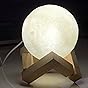 Moon Light - 3D Printing Moon - Stepless Dimmable - Moon Lamp Shade ...