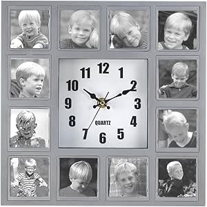 Amazon.com: Sara D Ward Collection Photo Collage Hanging Wall Quartz ...