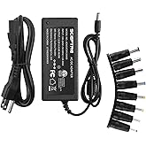Amazon.com: Kado AC/DC Power Adapter 12V-4A 3A 2.5A 2A 1.25A 1A Power Cord 5.5x2.1mm with 8 Tips ...