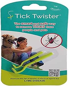 Tick Twister Tick Remover Set with Small and Large Tick Twister: Amazon ...