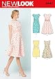 Amazon.com: VOGUE PATTERNS V9053 Misses' Dress Sewing Template, E5 (14 ...