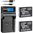 Amazon.com : Kastar Battery (X2) & LCD Slim USB Charger for Panasonic DMW-BCG10, Lumix DMC-ZS1 ...