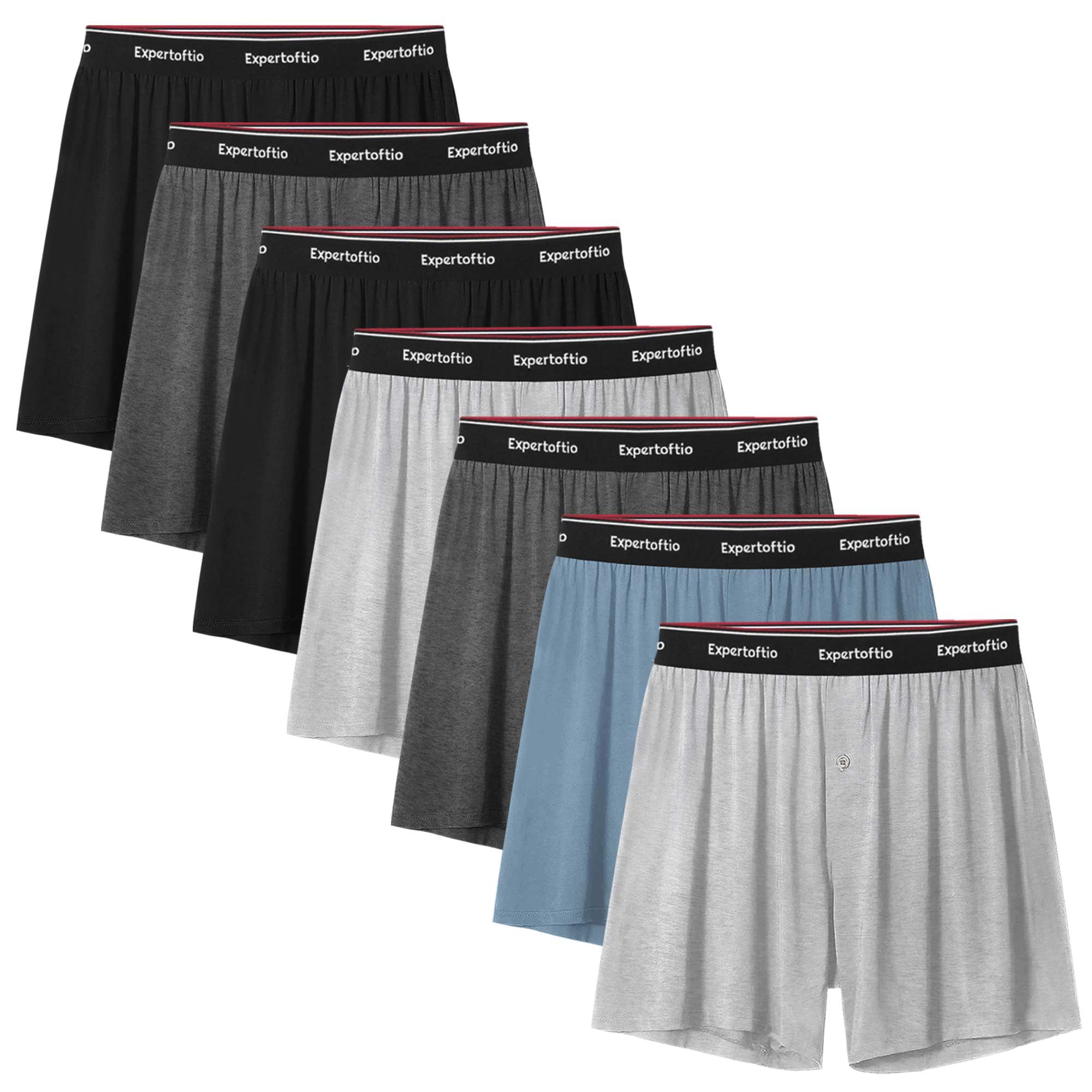 Expertoftio Boxers for Men Viscose from bamboo Men's Underwear Boxer ...