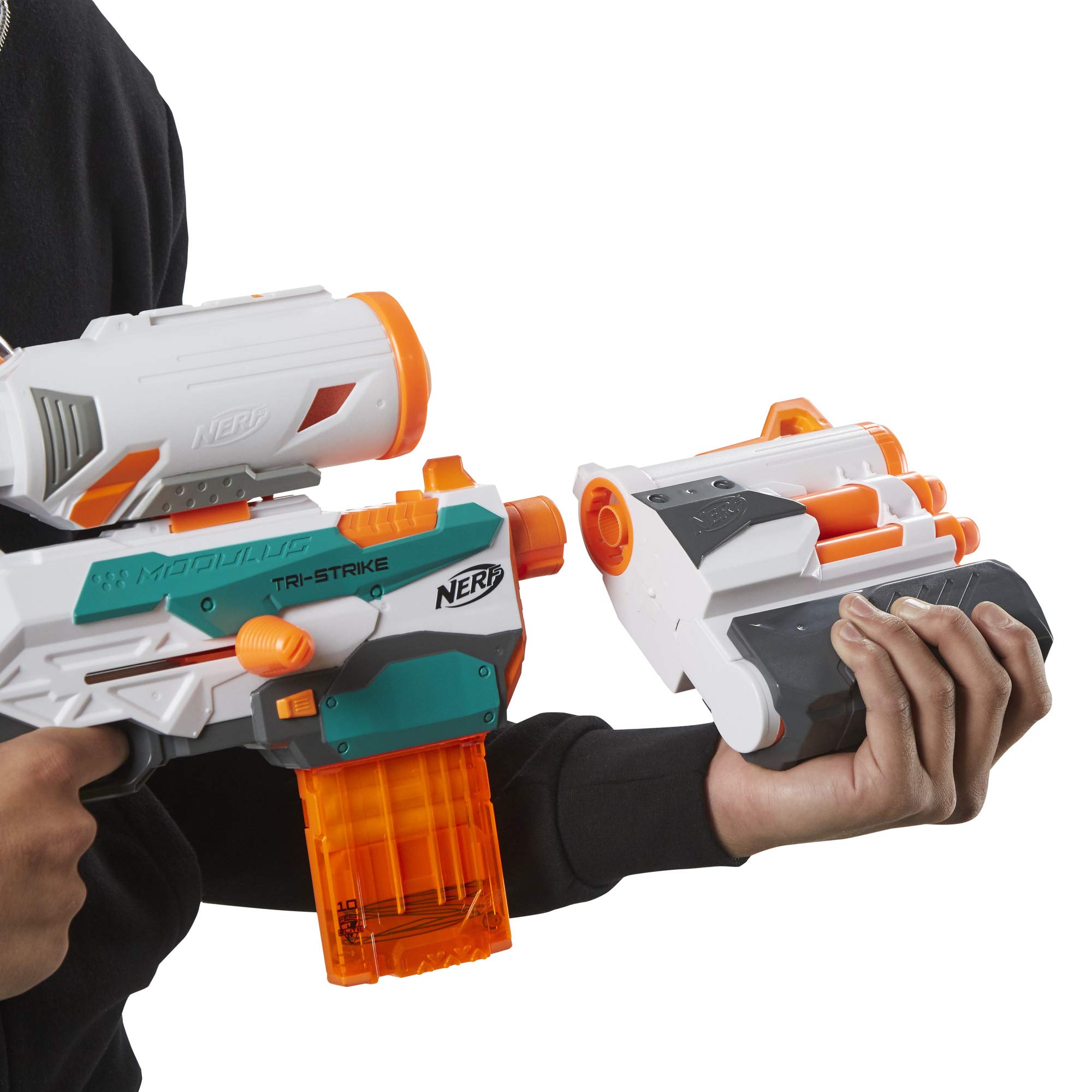 Mua Nerf Modulus Tri-Strike Blaster, Mega Barrel, Rocket Launcher, Clip ...