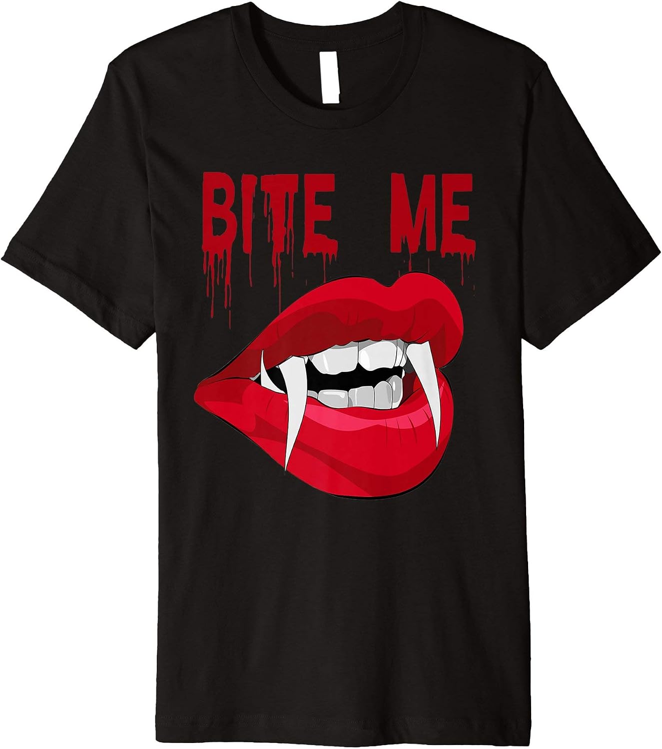Amazon.com: Bite Me Vampire Tees Halloween Costume T-Shirt: Clothing