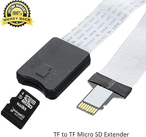 Micro SD Extension SD Card Extension Cable Extender Adapter Flexible ...