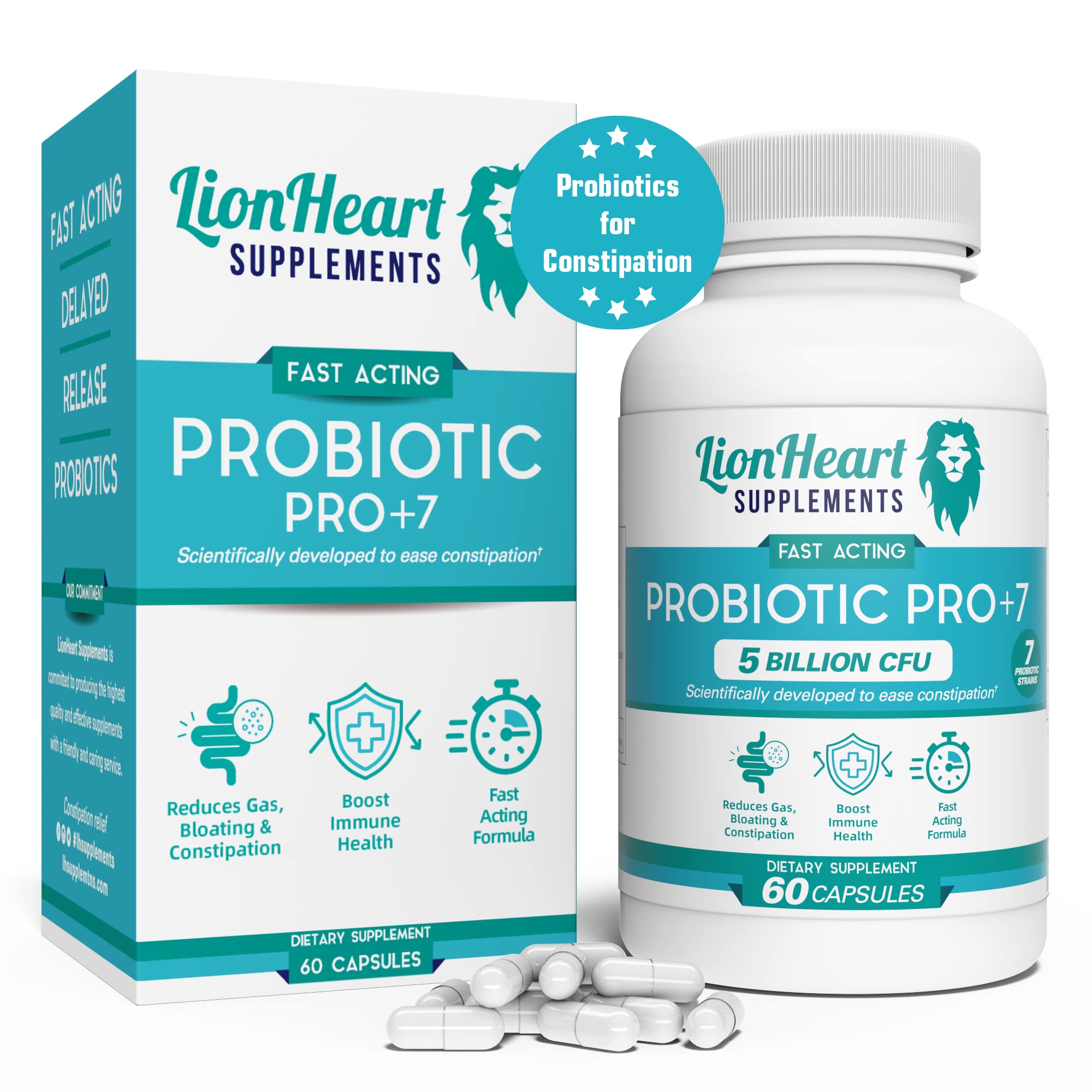 Mua Probiotics for Constipation - Bowel Movement - Bloat and Gas Relief ...
