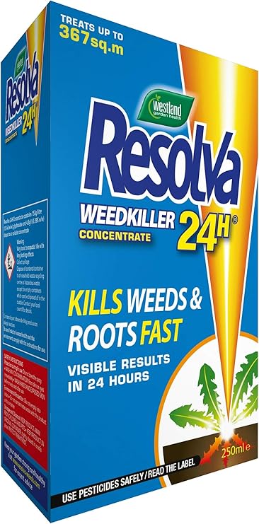 Resolva 24H Concentrated Weed Killer, 250 ml: Amazon.co.uk: Garden ...