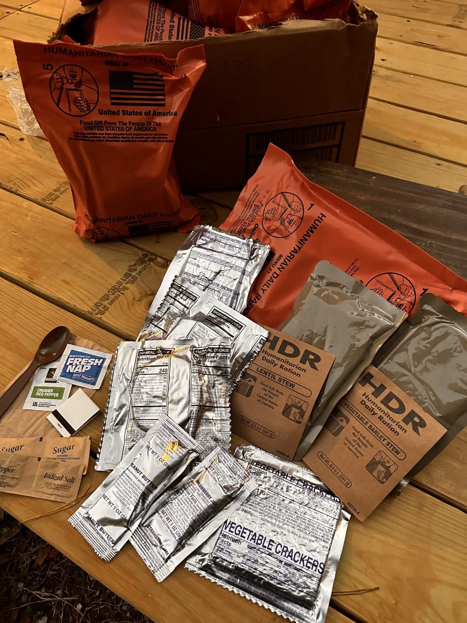 Mua Case of Humanitarian Daily Ration MRE (Meal, Ready To Eat ...