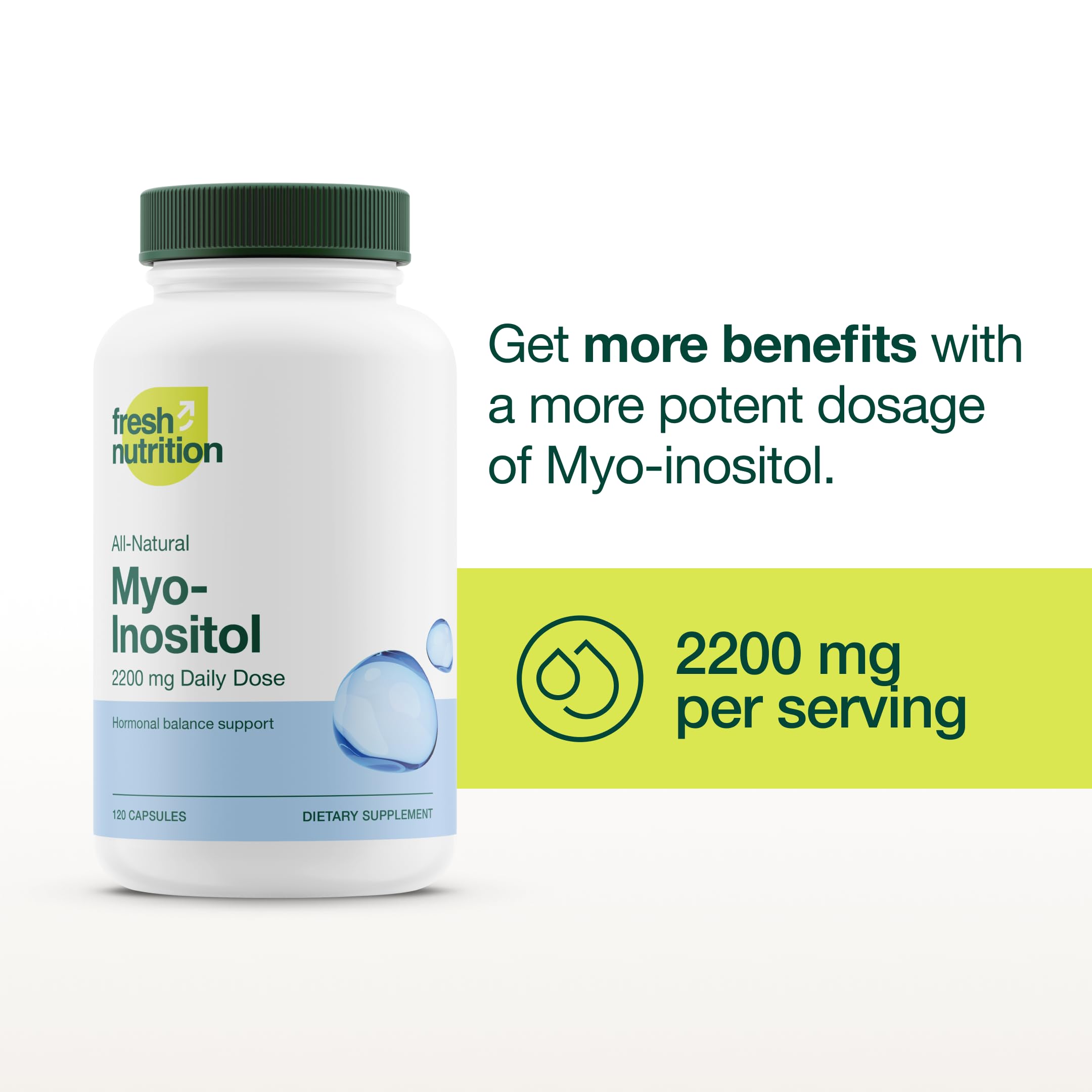 Mua Myo-Inositol - PCOS - 2200mg Strongest NMR Verified - 120 High ...