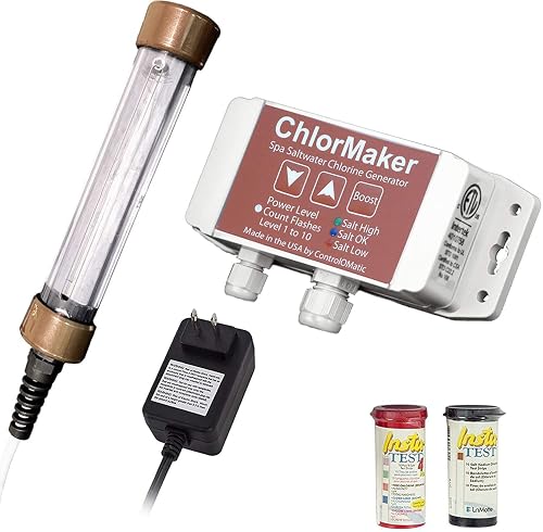 ChlorMaker Saltwater Chlorine Generation System for Spas and Hot Tubs ...