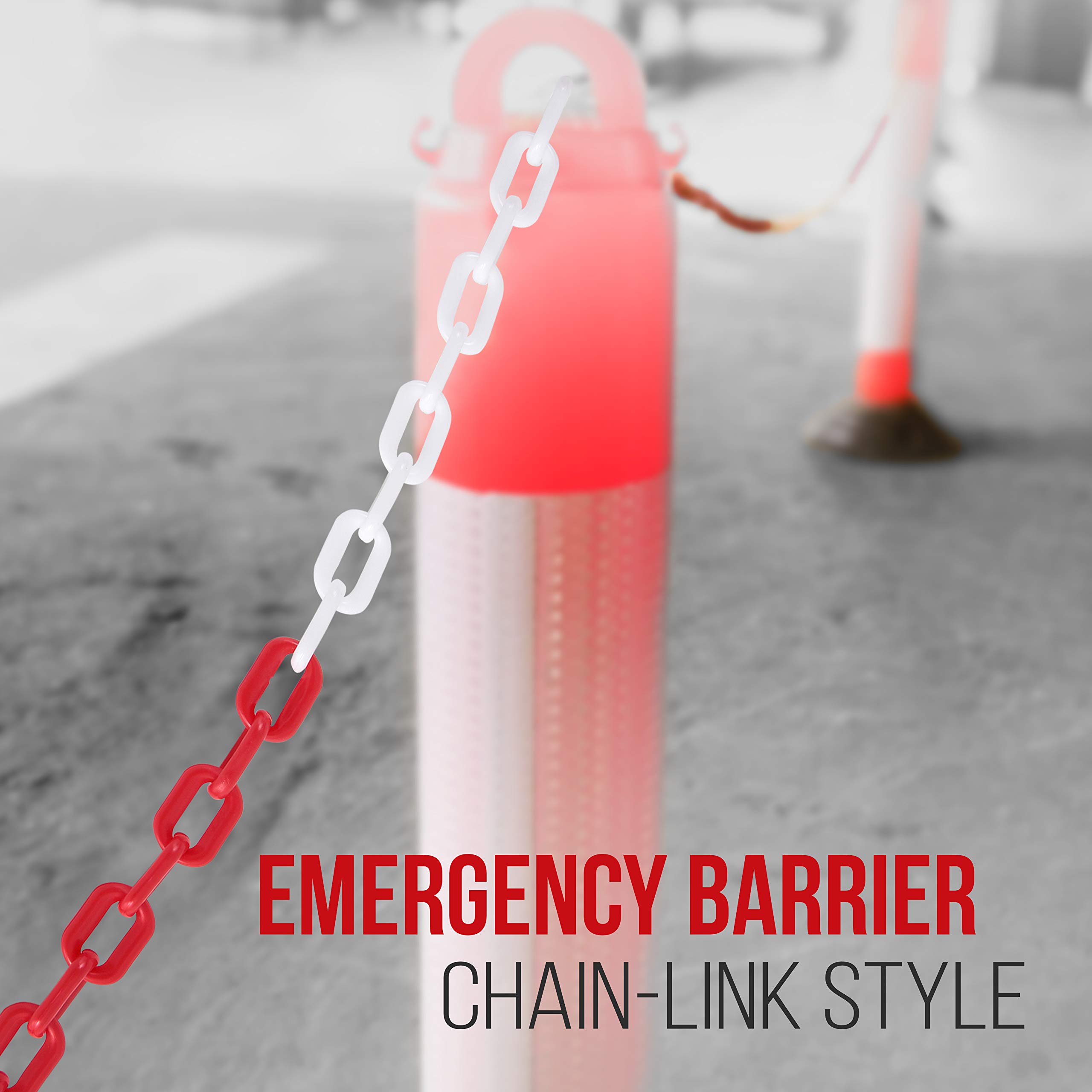 Mua Pyle Safety Chain Barrier Plastic Links - 82' Ft Caution Security ...