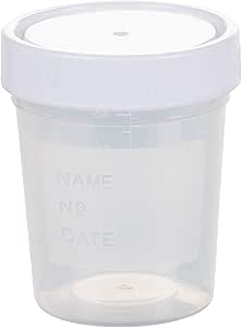 Amazon.com: Juvale Specimen Cups with Lids - 50-Pack Graduated Sample ...