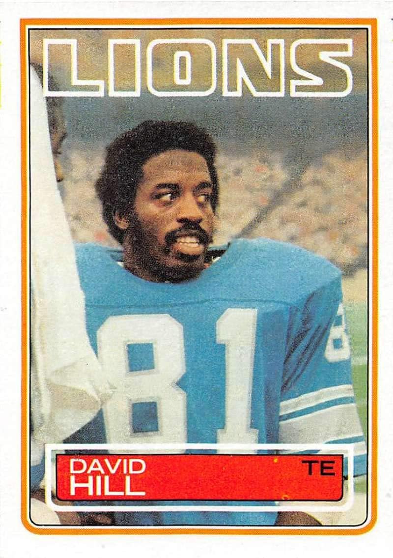 Amazon.com: Football NFL 1983 Topps #66 David Hill #66 DP EX Lions ...