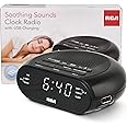 Amazon.com: RCA RCS27 Digital Radio Alarm Clock with Soothing Sounds ...