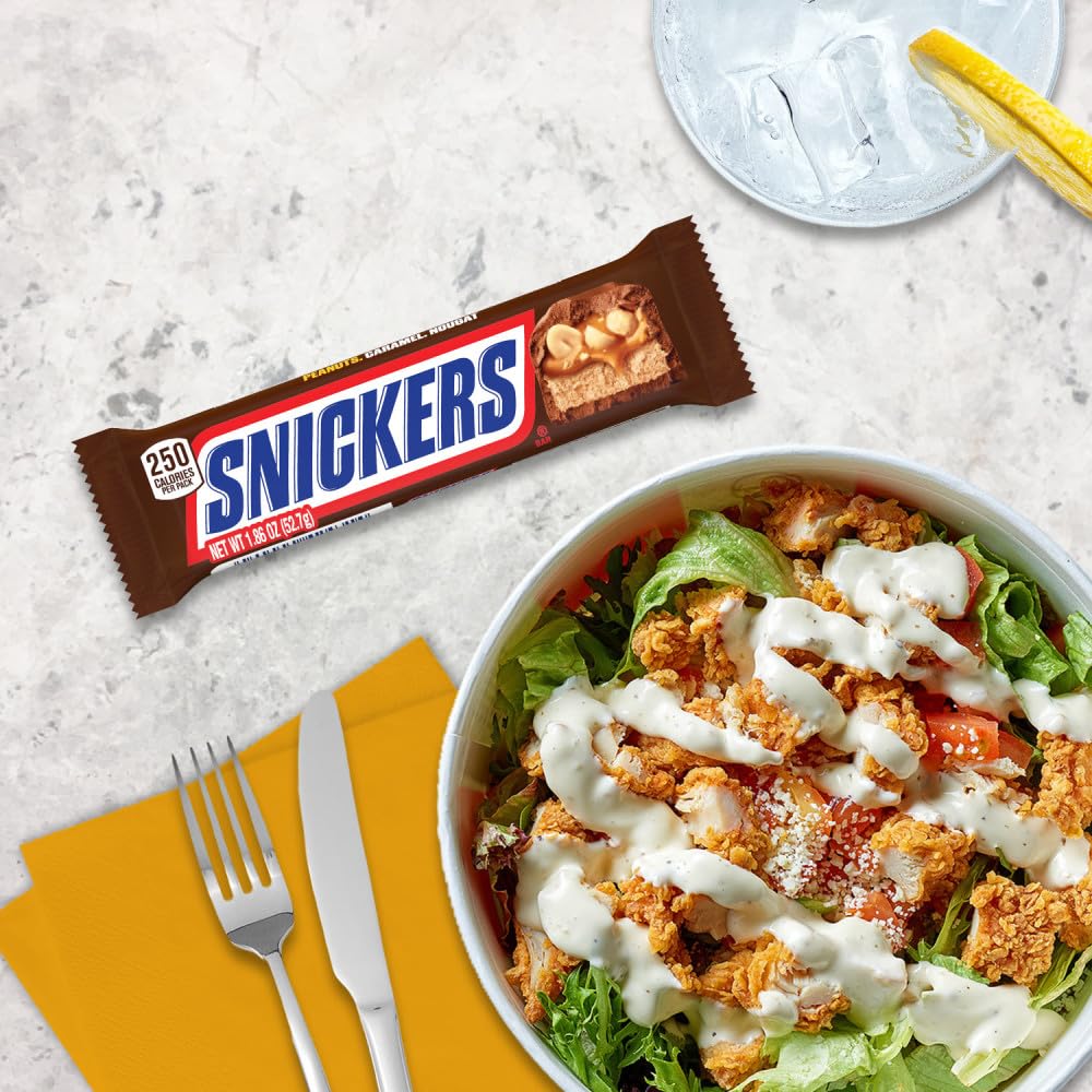 Mua SNICKERS Full Size Bulk Milk Chocolate Candy Bars, 1.86 oz Bar, 48 ...