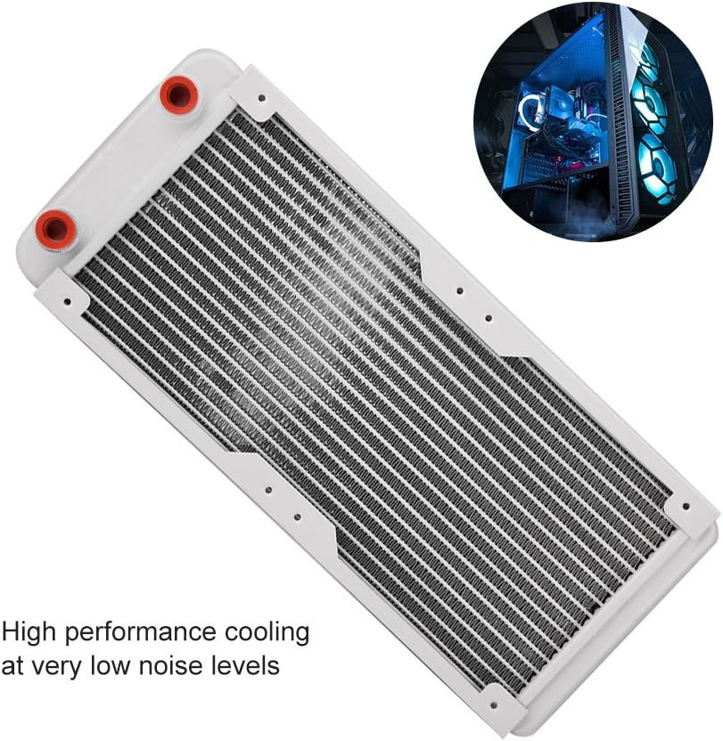 Richer-R Aluminum Radiator, Heatsink Cooler Cooling Kit,G1/4 Port Heat ...
