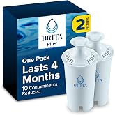 Amazon.com: Brita Plus Water Filter, BPA-Free, High-Density Replacement ...