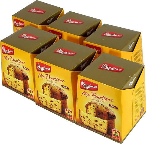 Bauducco Mini Panettone Classic, Moist & Fresh, Traditional Italian ...