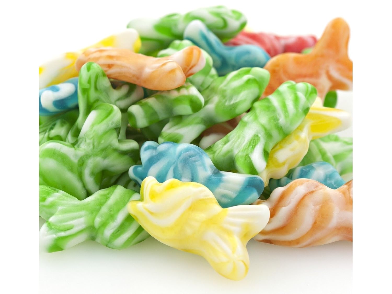 Amazon.com : Vidal Gummy Swirly Fish - Assorted Colors clown fish of ...