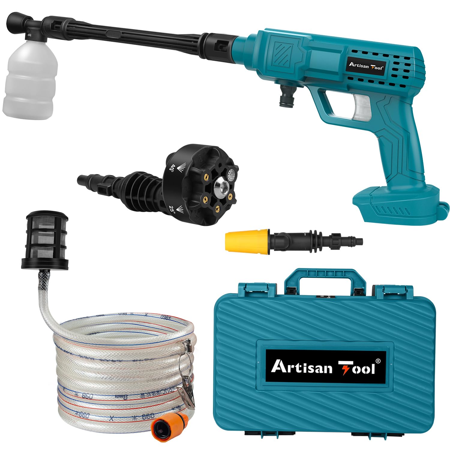 Mua (Unique Enhanced Version) Rechargeable High Pressure Washer (Blue ...