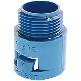 Thomas & Betts A253E-CAR 3/4-Inch ENT Smurf Terminator Adapter, Blue ...