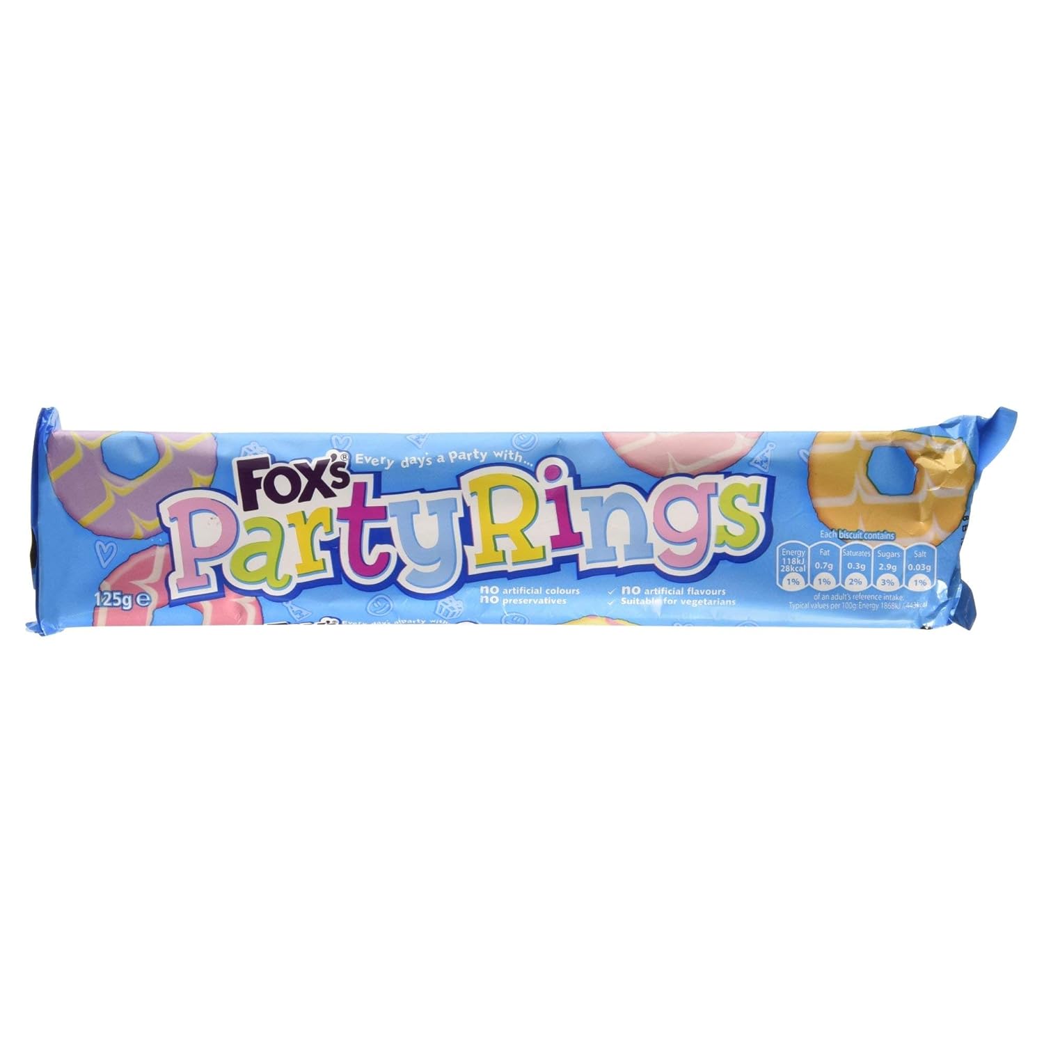 Foxs Party Rings 125g: Amazon.co.uk: Grocery