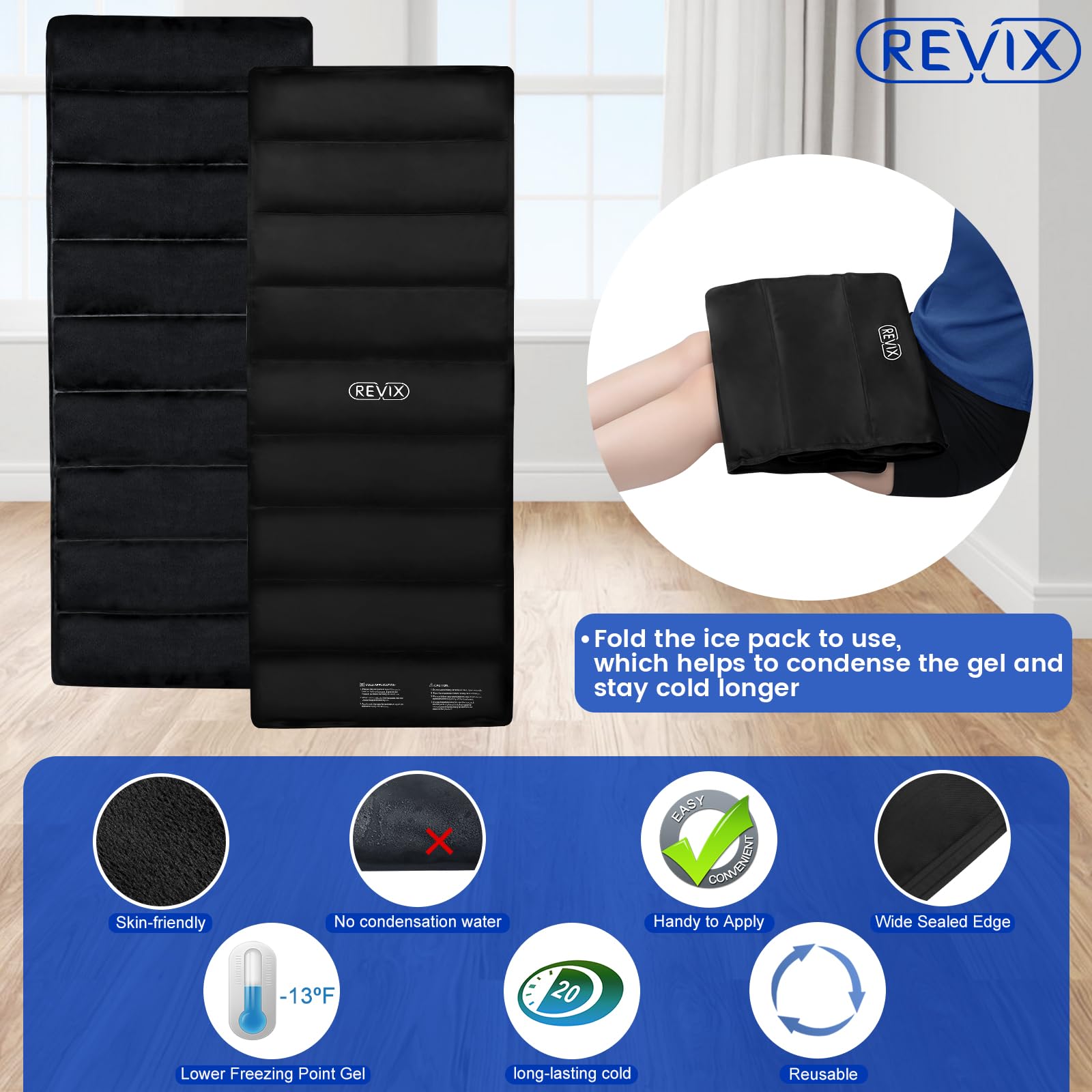 Mua REVIX Full Body Ice Pack for Back, Large Ice Packs for Injuries ...