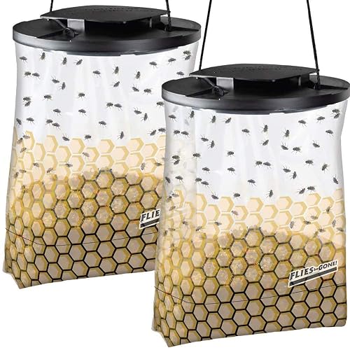 Flies Be Gone Fly Trap - Disposable Non Toxic Fly Catcher -Made in USA ...