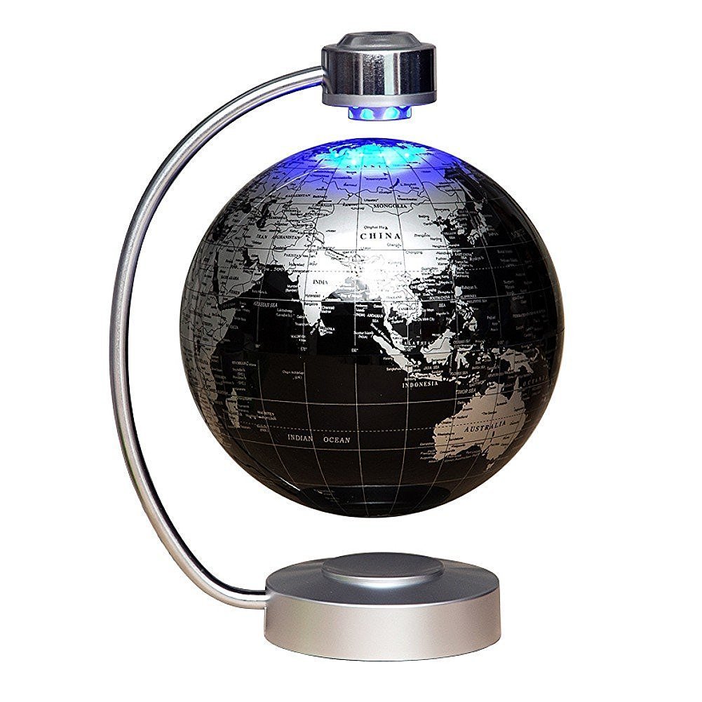 E-Plaza 8-inch Innovative Retro Magnetic Levitating Floating Globe for ...