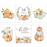 Amazon.com: Whaline 9 Pcs Fall Wall Art Prints Paper Art Posters Boho ...