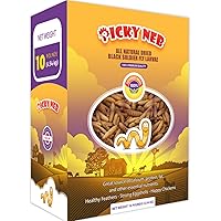 Amazon.com: PICKY NEB 100% Non-GMO Dried BSF Larvae Grubs (10 lbs) Bulk ...