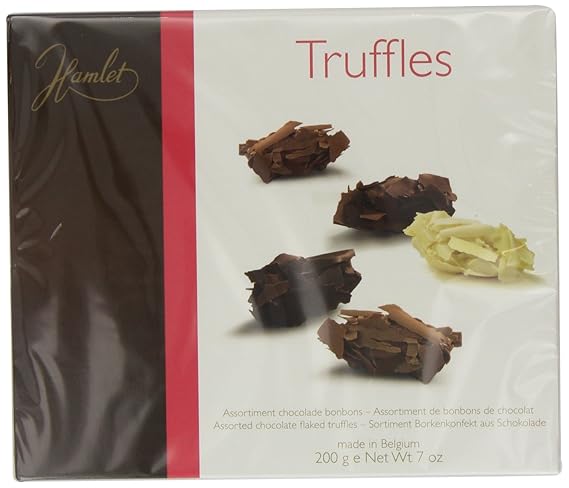Hamlet Assorted Chocolate Flake Truffles in Milk, White and Dark ...