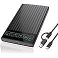 Amazon.com: HWAYO 2.5'' 750GB Portable External Hard Drive with LCD ...