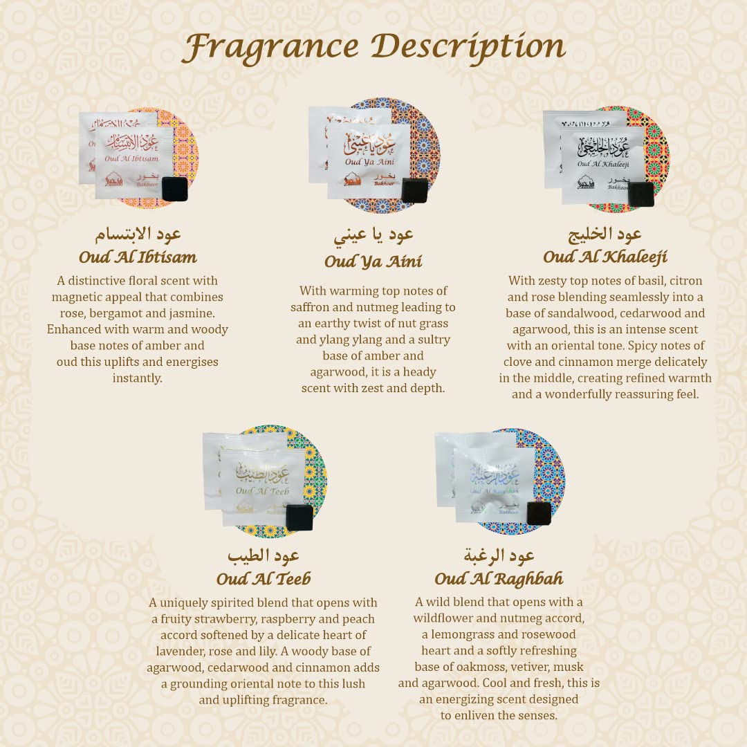 Mua Oud Bakhoor Variety Box by Dukhni | Assorted Box | 30 Pieces ...