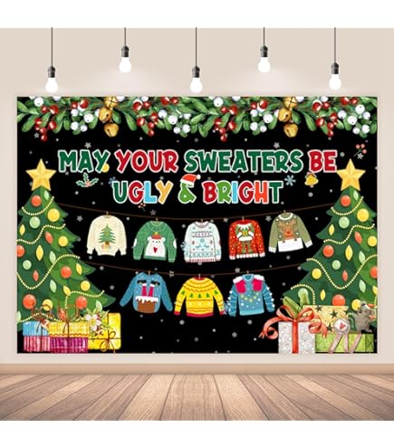 Ugly Sweater Powerpoint Background