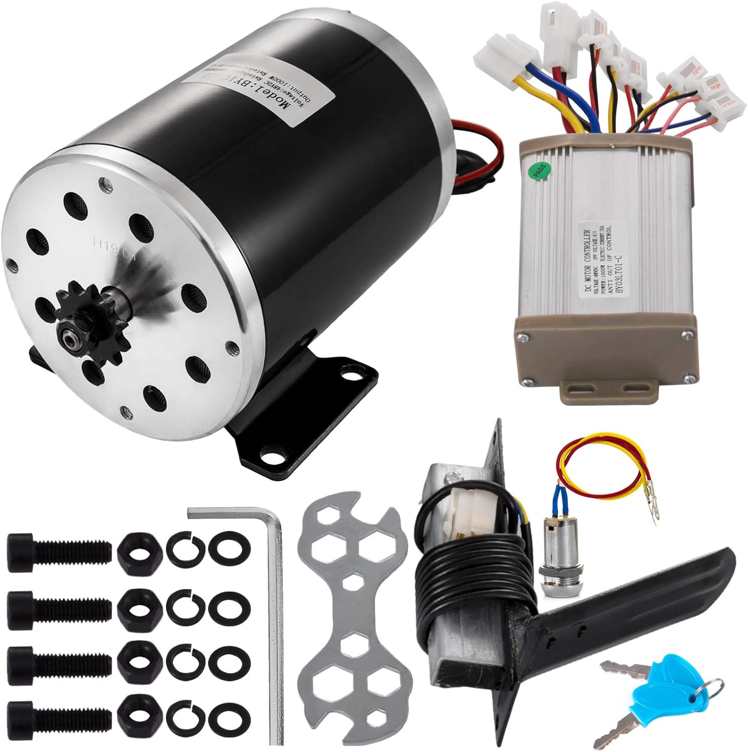 Amazon.com: Mophorn Electric Permanent Magnet Motor 48V DC 1000 Watt ...