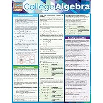 College Algebra Cheat Sheet Printable 20+ Reference Sheets For School