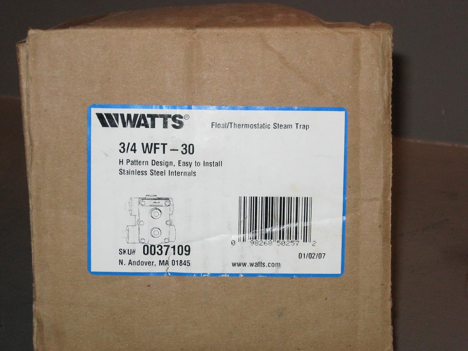 WATTS 0037109 WFT: Plumbing Equipment: Amazon.com: Industrial & Scientific