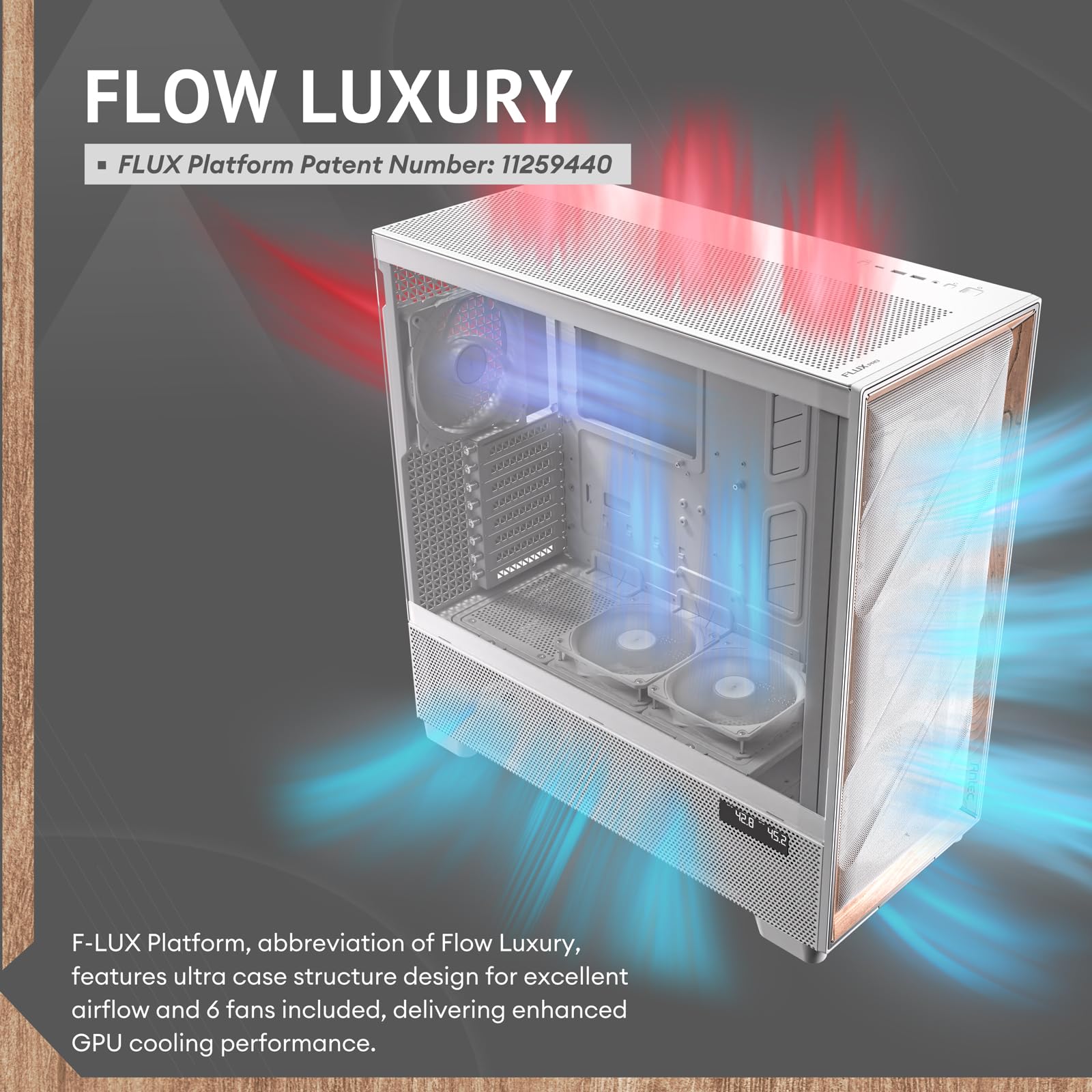 Mua Antec Flux Pro White, 6 x PWM Fans Included, High-Airflow Front ...